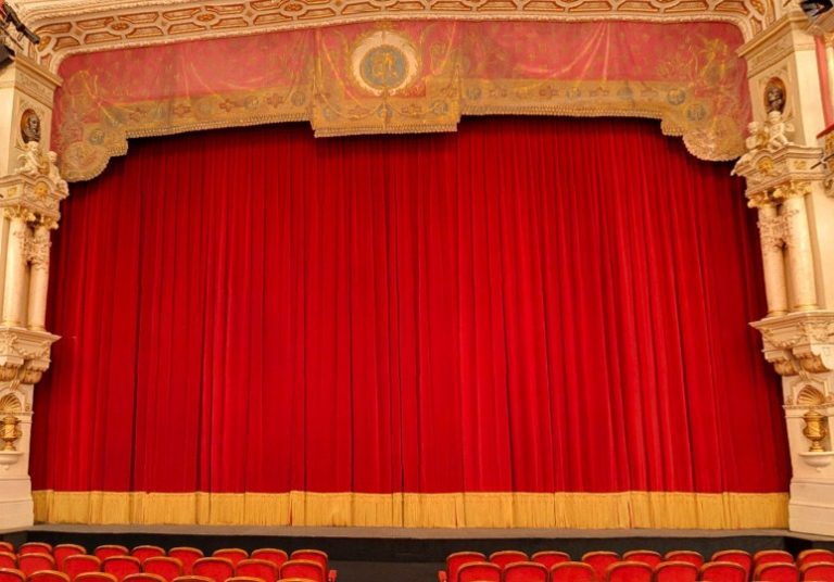 telon escenario arriaga - Fabricante de telones para teatros